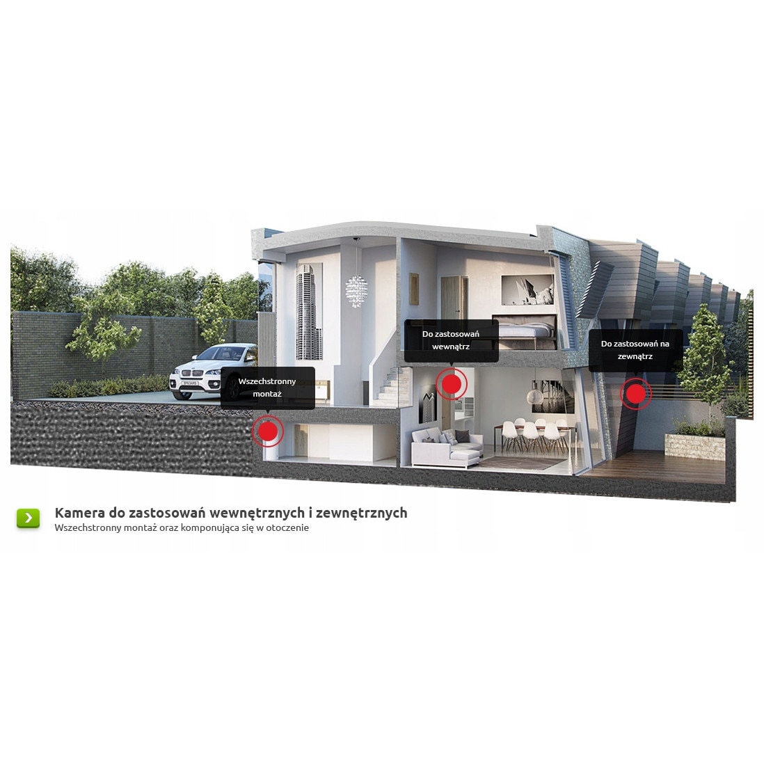 Cameră de supraveghere exterior, G-VISION, 8MPX, obiectiv 2.8mm ...