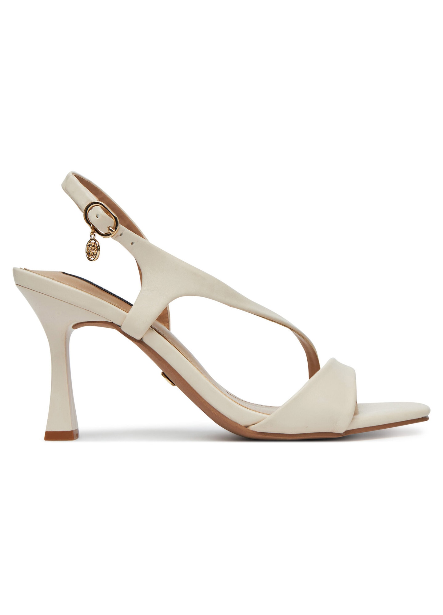 Sandale dama, Nine West, bej, cu toc, 40 EU - eMAG.ro