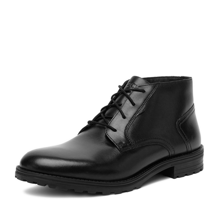 Ghete barbati, Lasocki, CEO-DEEP-03, piele naturala, negru - eMAG.ro