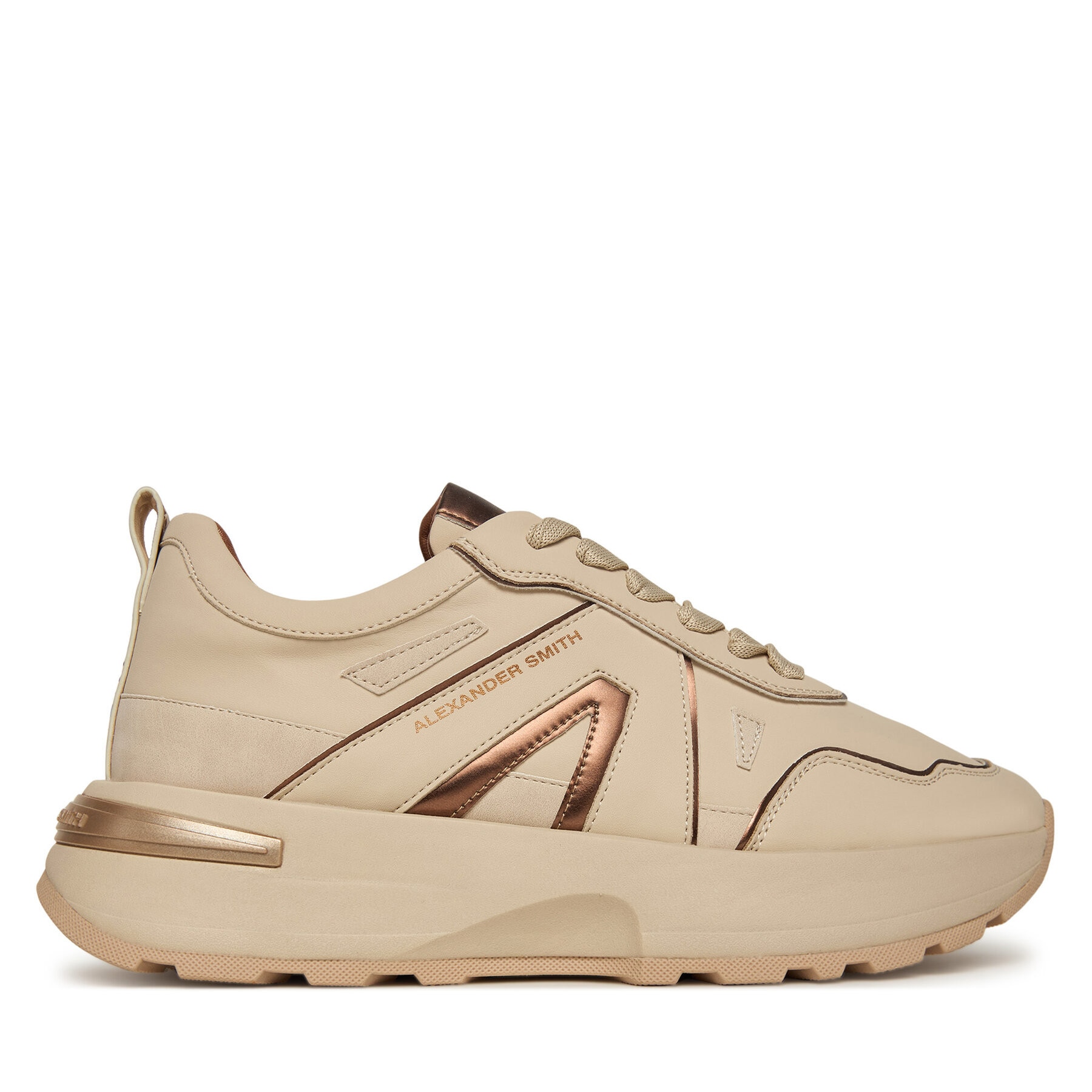 Adidasi Alexander Smith, ASBCLPW-21, piele naturala, bej - eMAG.ro