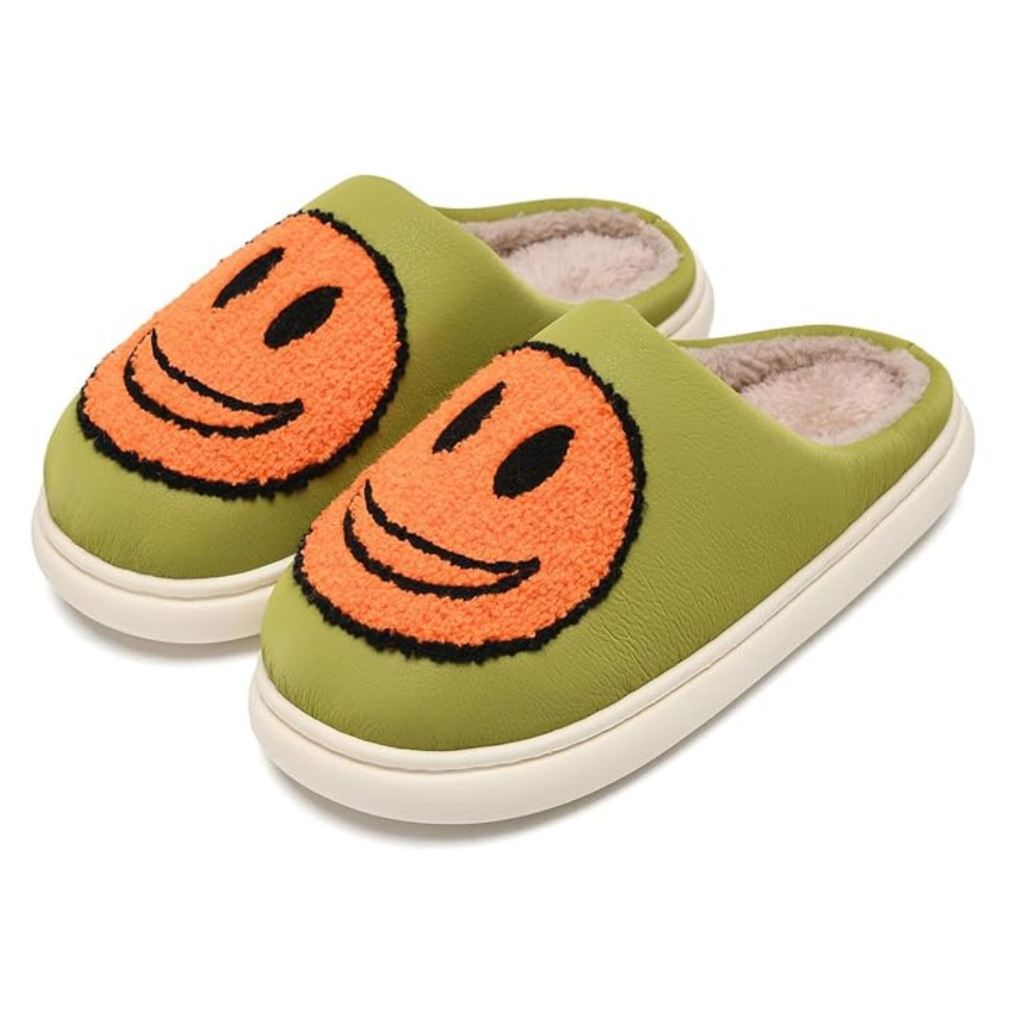 Papuci de casă maxvinci, retro, antiderapant, verde masliniu, mărimea ...