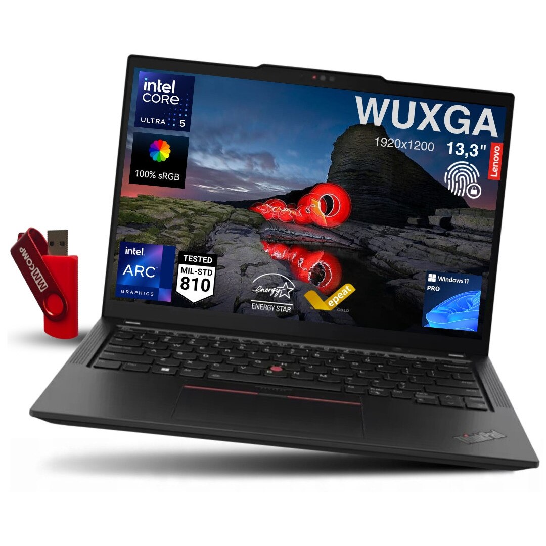 Лаптоп Lenovo ThinkPad X13 G5, Intel Core Ultra 5 125U, 16GB 1TB SSD ...