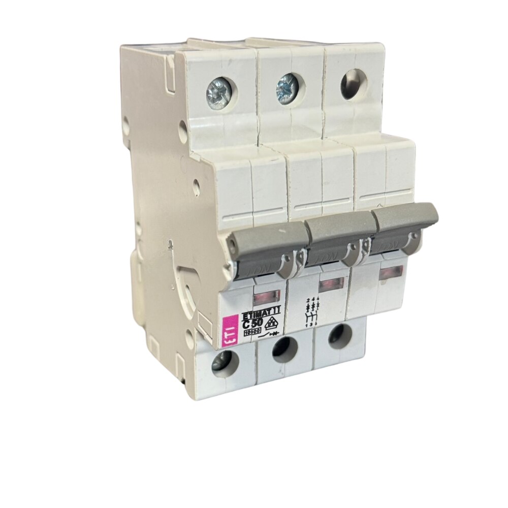 Siguranta automata ETIMAT 11, 3P, 50A, Curba C - eMAG.ro
