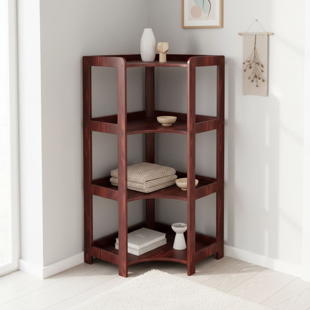 Raft Elisse Transilvan, 4 polite, Colt Interior, 60x60x127 cm, Cires ...