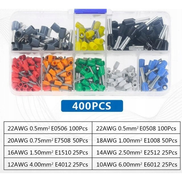 Set 400 conectori electrici, Pentru cabluri, Multicolor - eMAG.ro