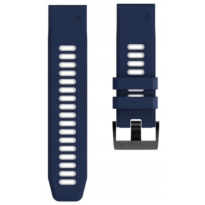Blue Marine and White Tech-Band 22mm QuickFit pentru Garmin Fenix 7 PRO ...