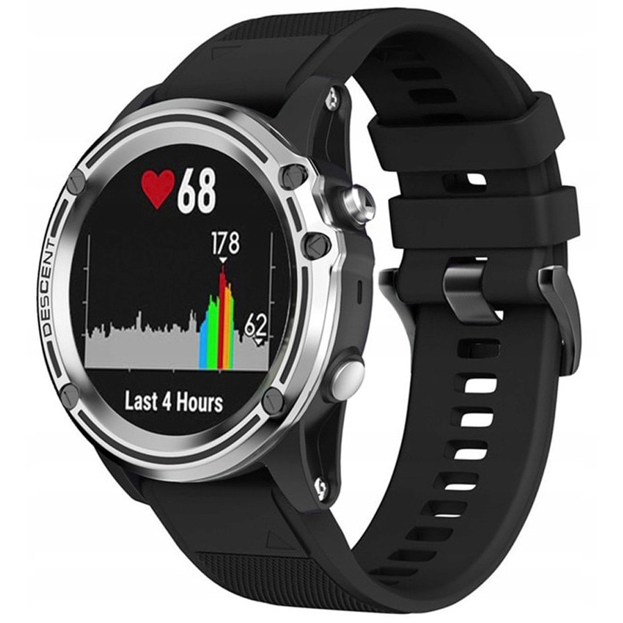 Pase Tech-Band Fekete Garmin Fenix 8 43mm-hez, 20mm szélesség, QuickFit ...