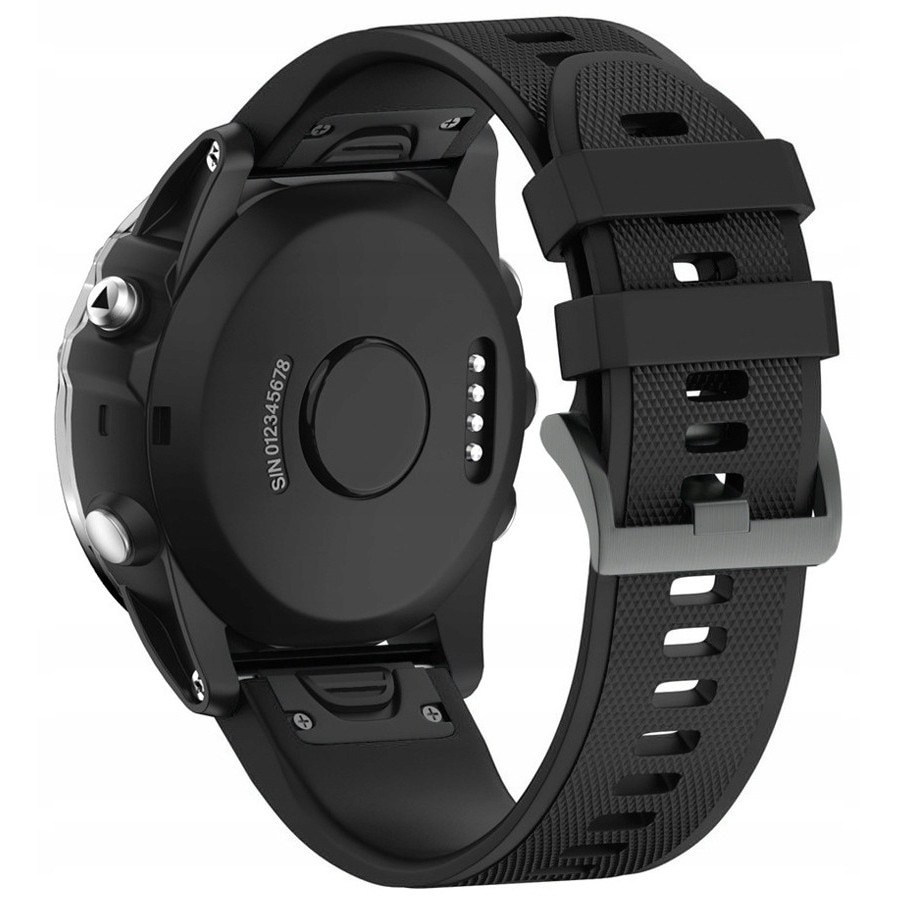 Pase Tech-Band Fekete Garmin Fenix 8 43mm-hez, 20mm szélesség, QuickFit ...