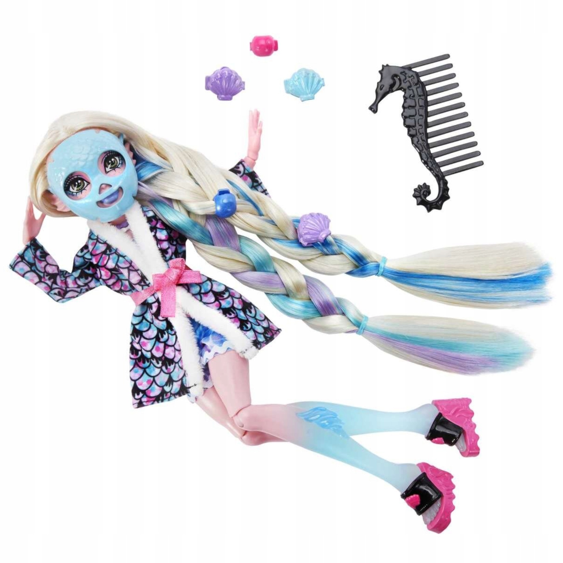 Papusa Monster High Lagoona Blue Spa Day, Peste 20 Accesorii - eMAG.ro
