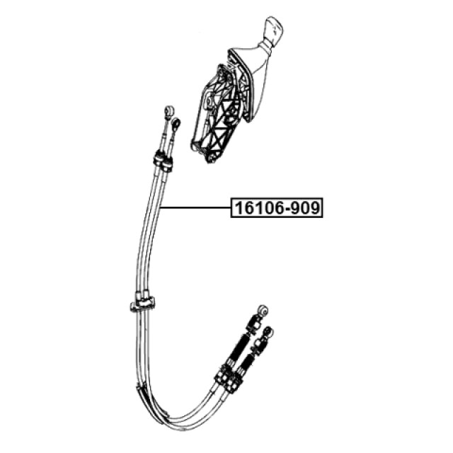 Cabluri Timonerie Cutie Viteze Febest 16106-909 MERCEDES-BENZ SPRINTER ...