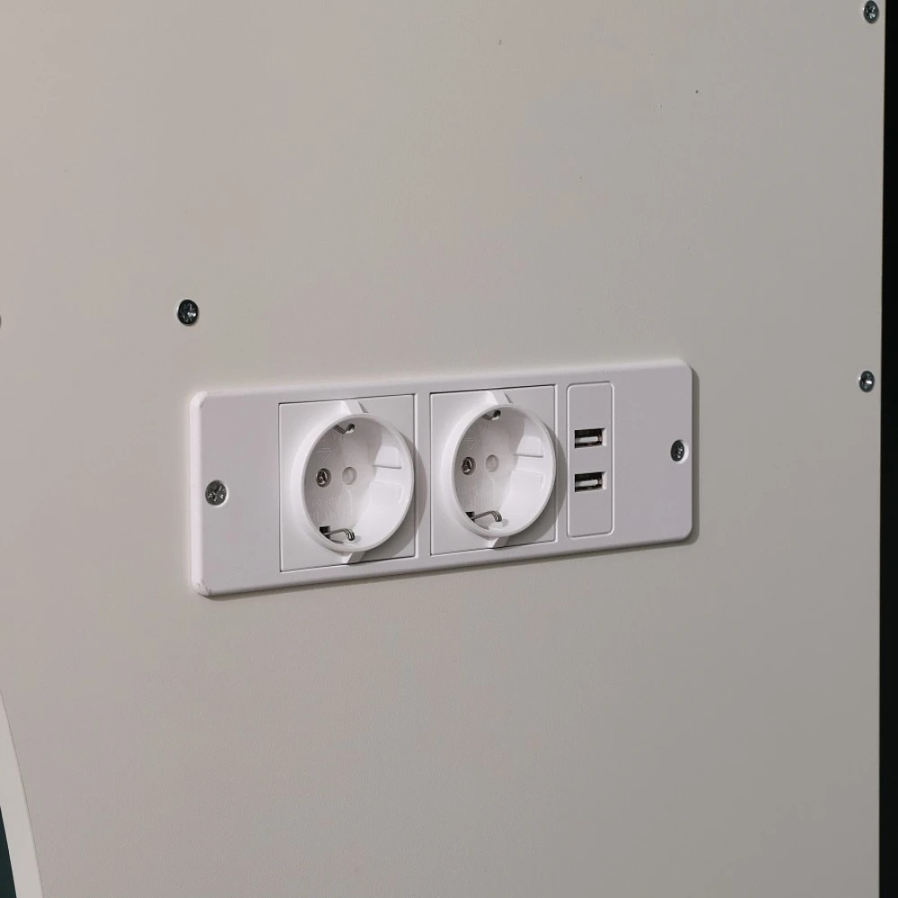 Masa Toaleta MOBATELIER®, Oglinda Banda LED Iluminare 3 Culori Touch ...