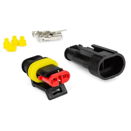Conector electric impermeabil, 2 pini MX_MF01.141 - eMAG.ro