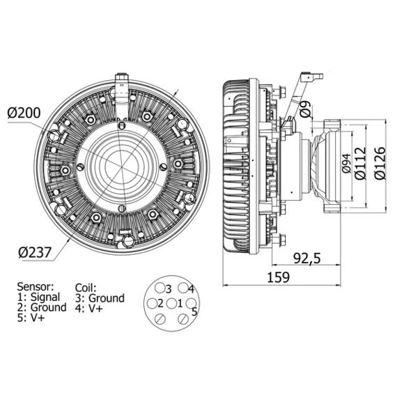 Cupla, Ventilator Radiator Renault Trucks Kerax Diesel Mahle Cfc100000S ...
