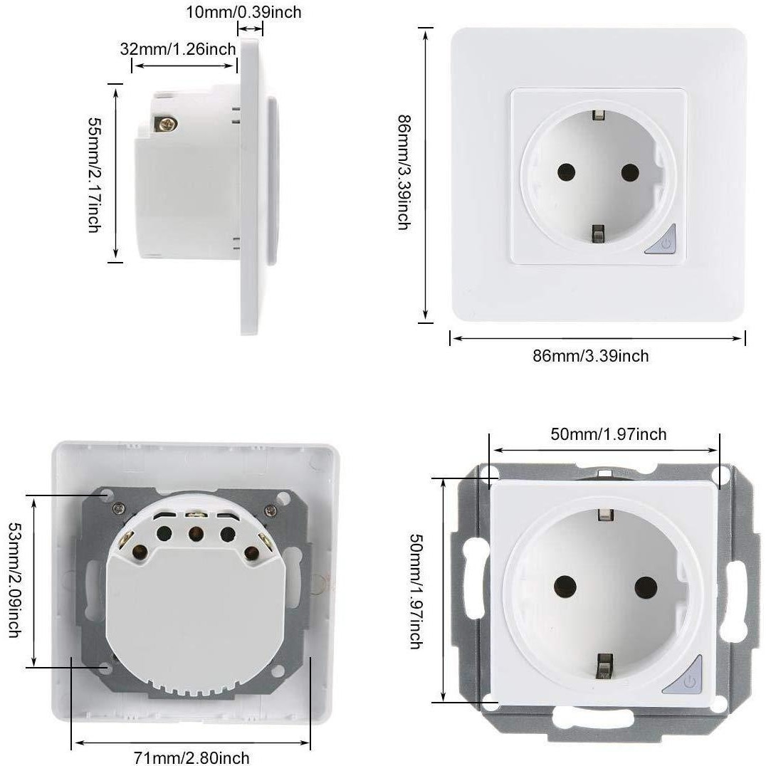 Priza WiFi Coolseer, COL-WSP02WE, 16A, 3000W - eMAG.ro