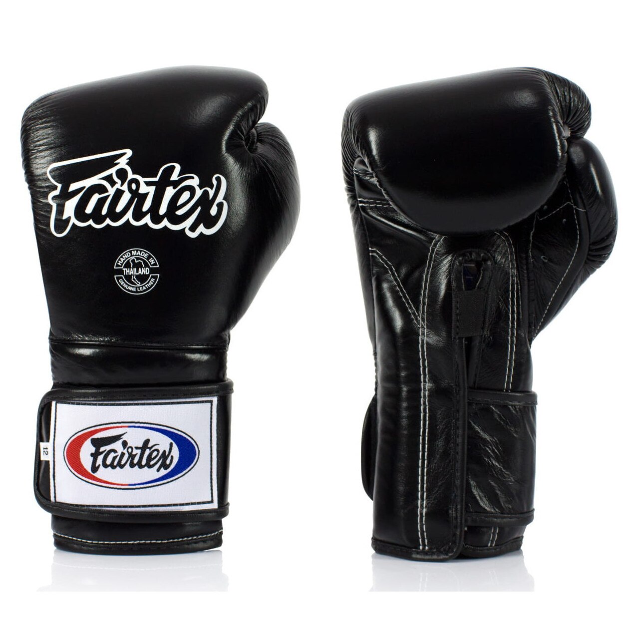 Manusi Box Fairtex BGV9 "Mexican Style" Piele 12oz Black - eMAG.ro