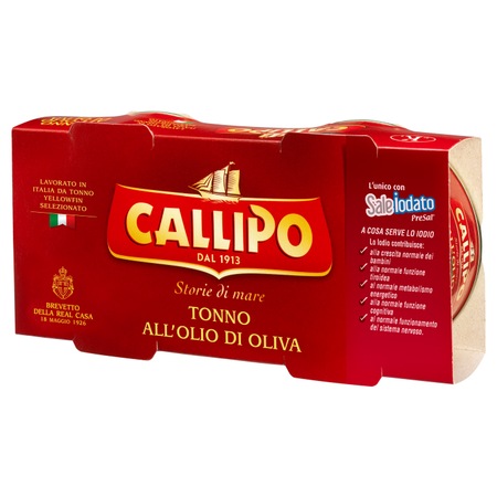 Ton conservat in ulei de masline Calipo conserva 2*140g - eMAG.ro