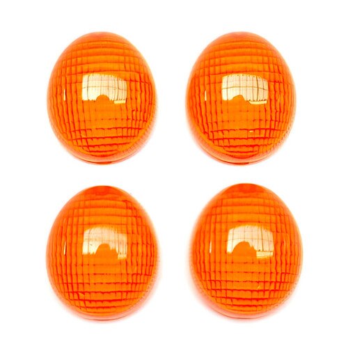 Set de lentile semnalizatoare (4 bucăți) portocalii Peugeot Ludix / TKR ...