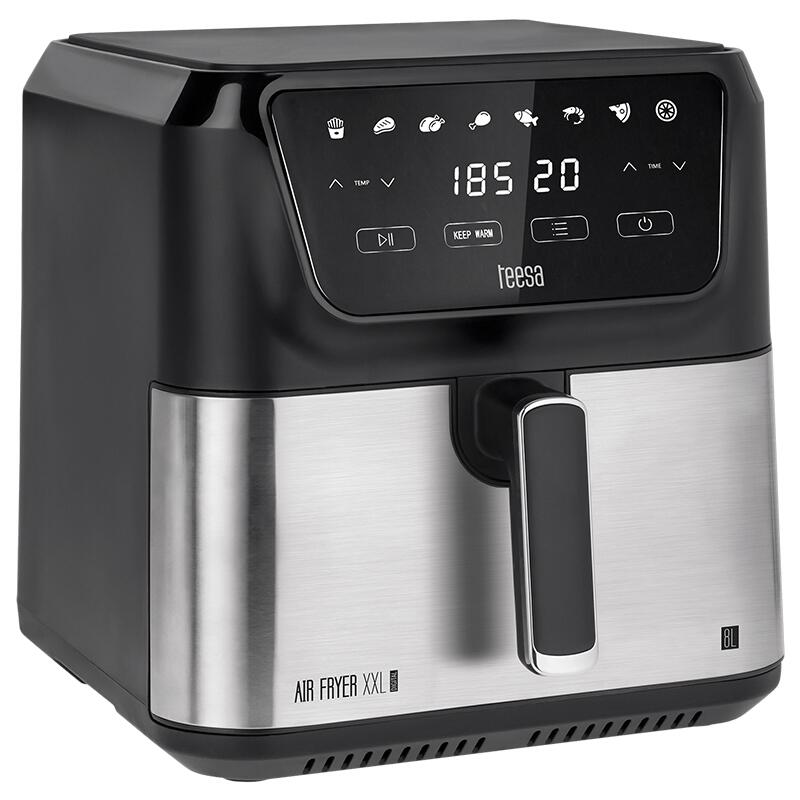Фритюрник Airfryer, 8 л, мощност 1700 W, тъчскрийн, таймер, 8 програми ...
