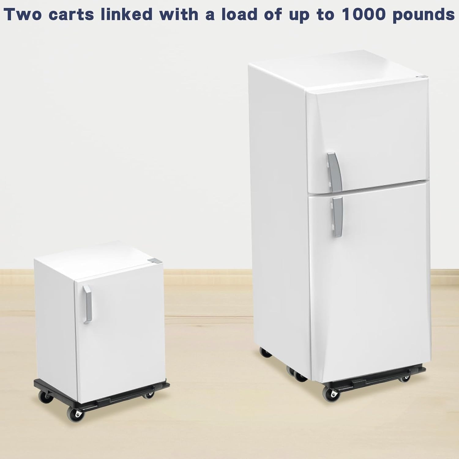 Set 2 Role Transport Mobilier, Capacitate 200 kg, Roti Pivotante 360 ...