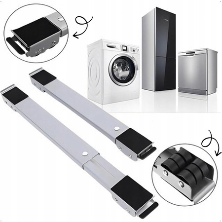 Set 2 suporturi mobile pentru mutare, lungime 45-70cm, capacitate 300kg ...