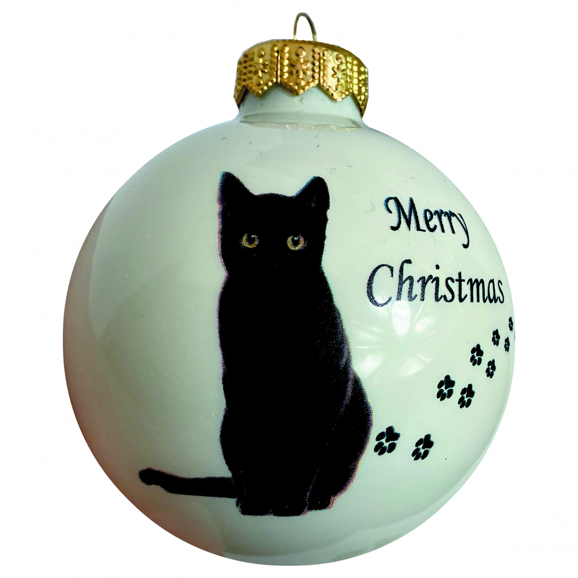 Glob de sticlă Pisica, 8 cm - eMAG.ro