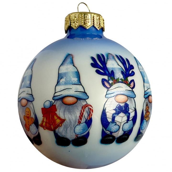 Glob de sticlă Gnom, 8 cm - eMAG.ro