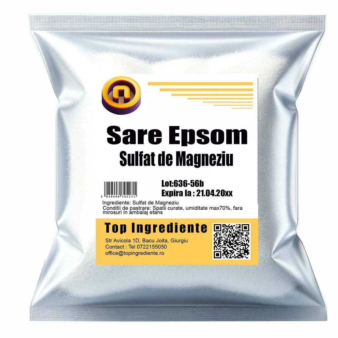 Sarea Epsom (sulfatul de magneziu) 1kg - eMAG.ro