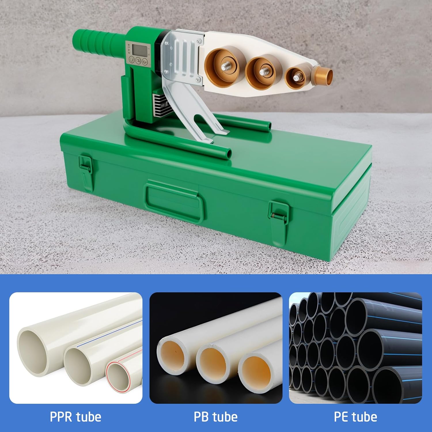 Trusa lipit tevi, Aparat de sudat tevi PVC, Wacorresi, Pentru PE/PPR/PB ...