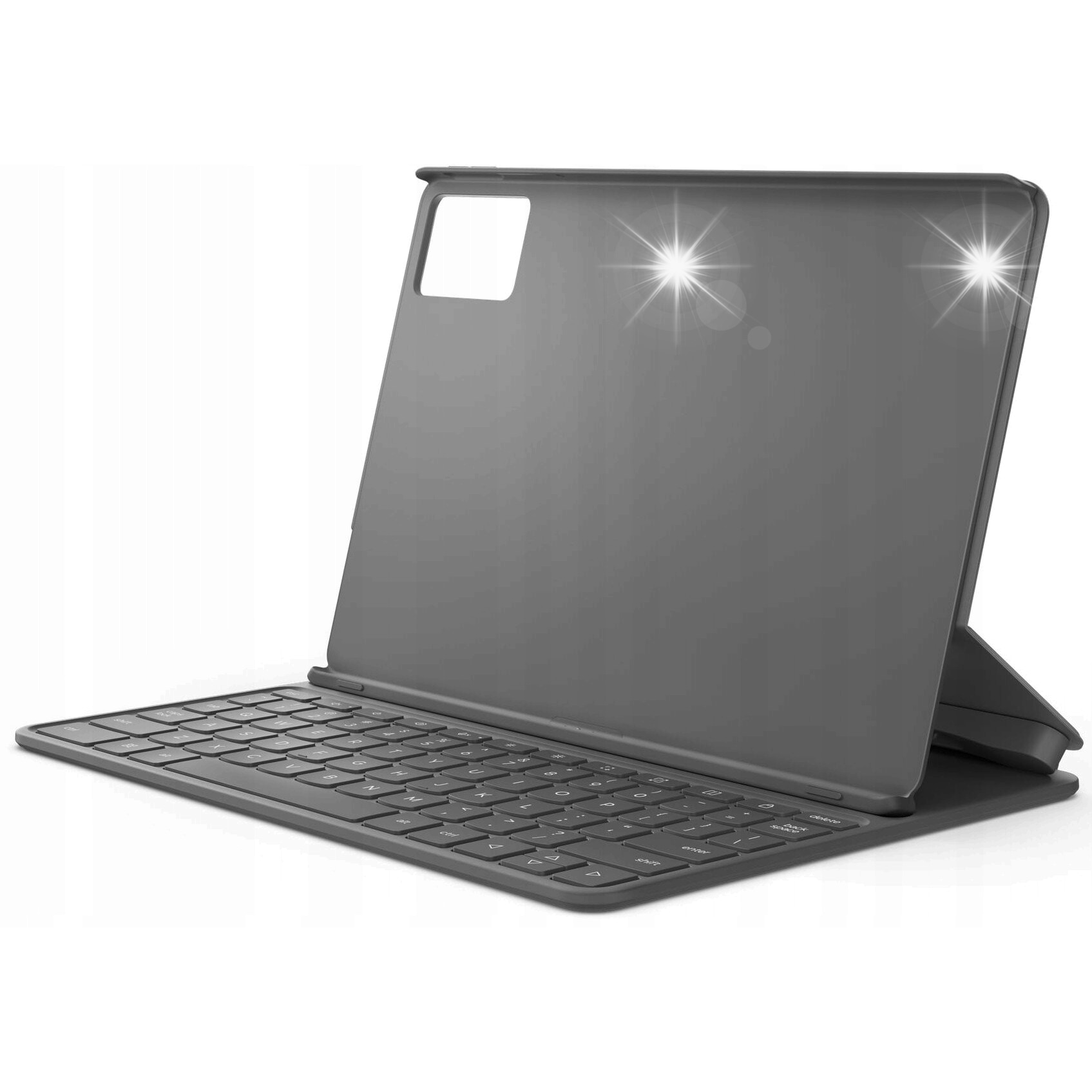 Husa cu tastatura pentru tableta Lenovo IdeaTab Folio, gri, 11 inch, 5 ...