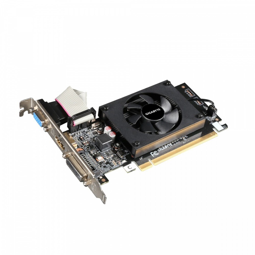 Placa video Gigabyte GeForce GT 710, 2GB GDDR3, 64bit, 4096x2160px, PCI ...