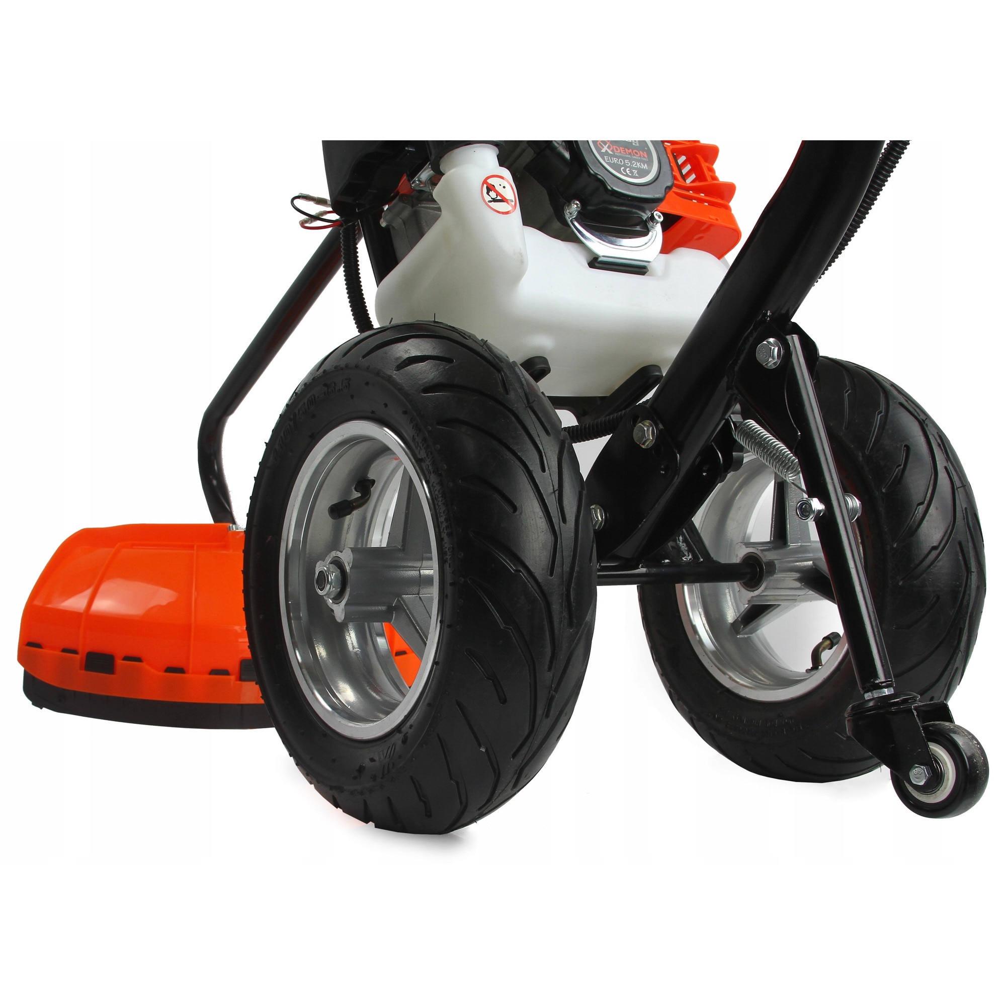Motocoasa pe roti Demon M83107, 5.2CP, aluminiu, 255mm, 50m, 3 in 1 ...