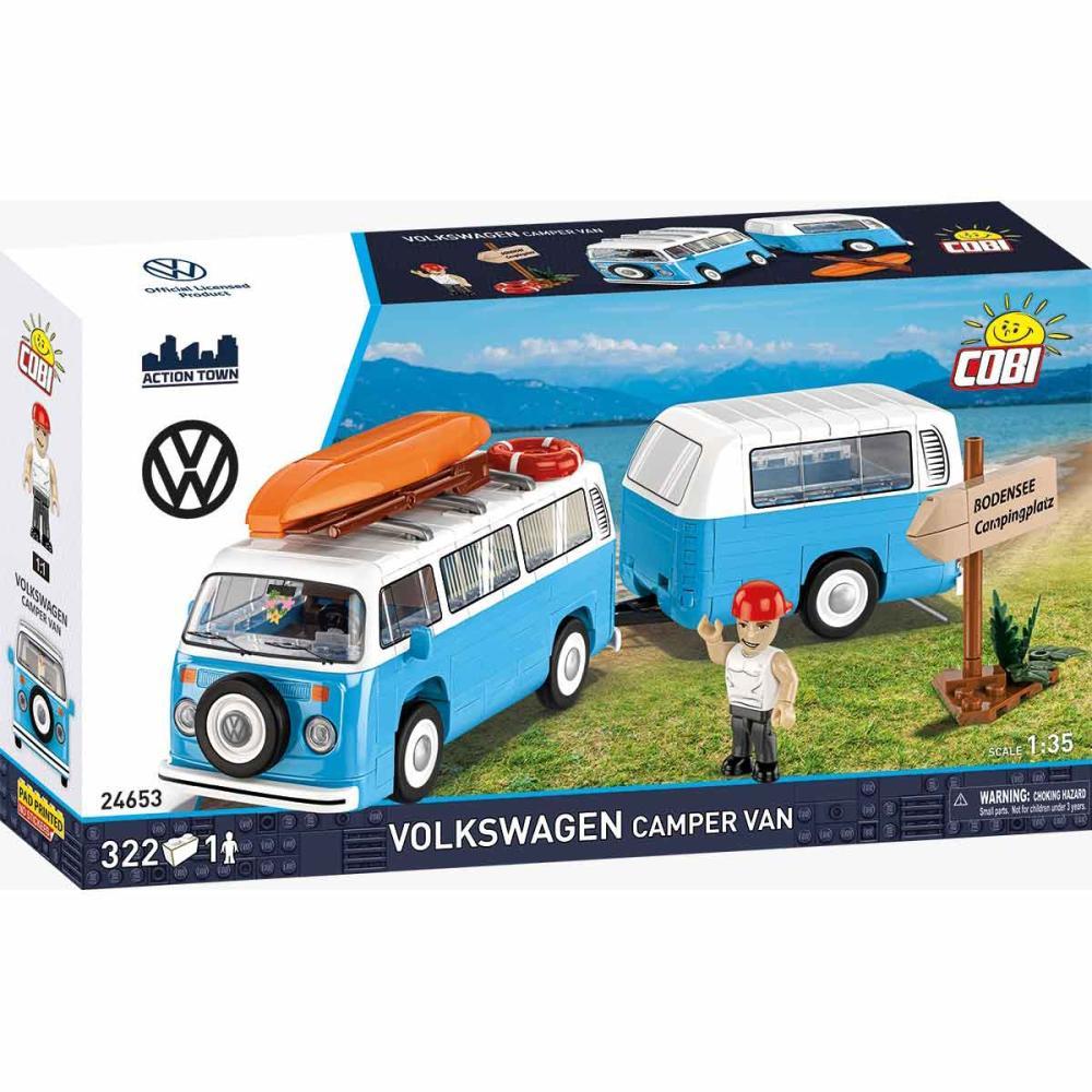 Set de Construit VOLKSWAGEN CAMPER VAN, 322 piese - eMAG.ro