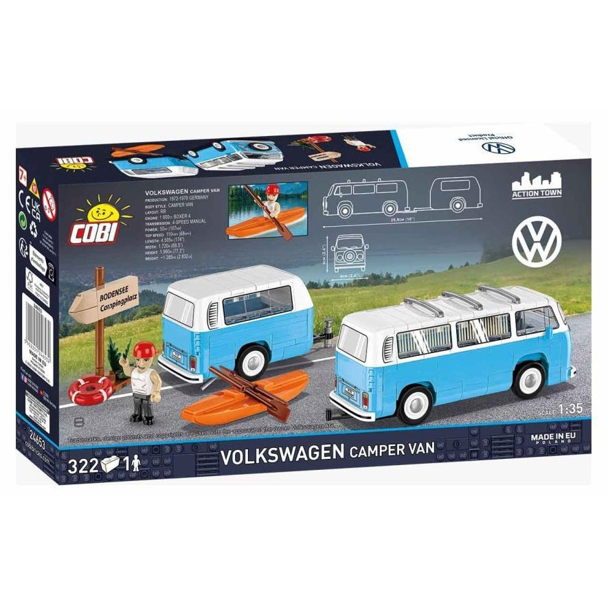 Set de Construit VOLKSWAGEN CAMPER VAN, 322 piese - eMAG.ro
