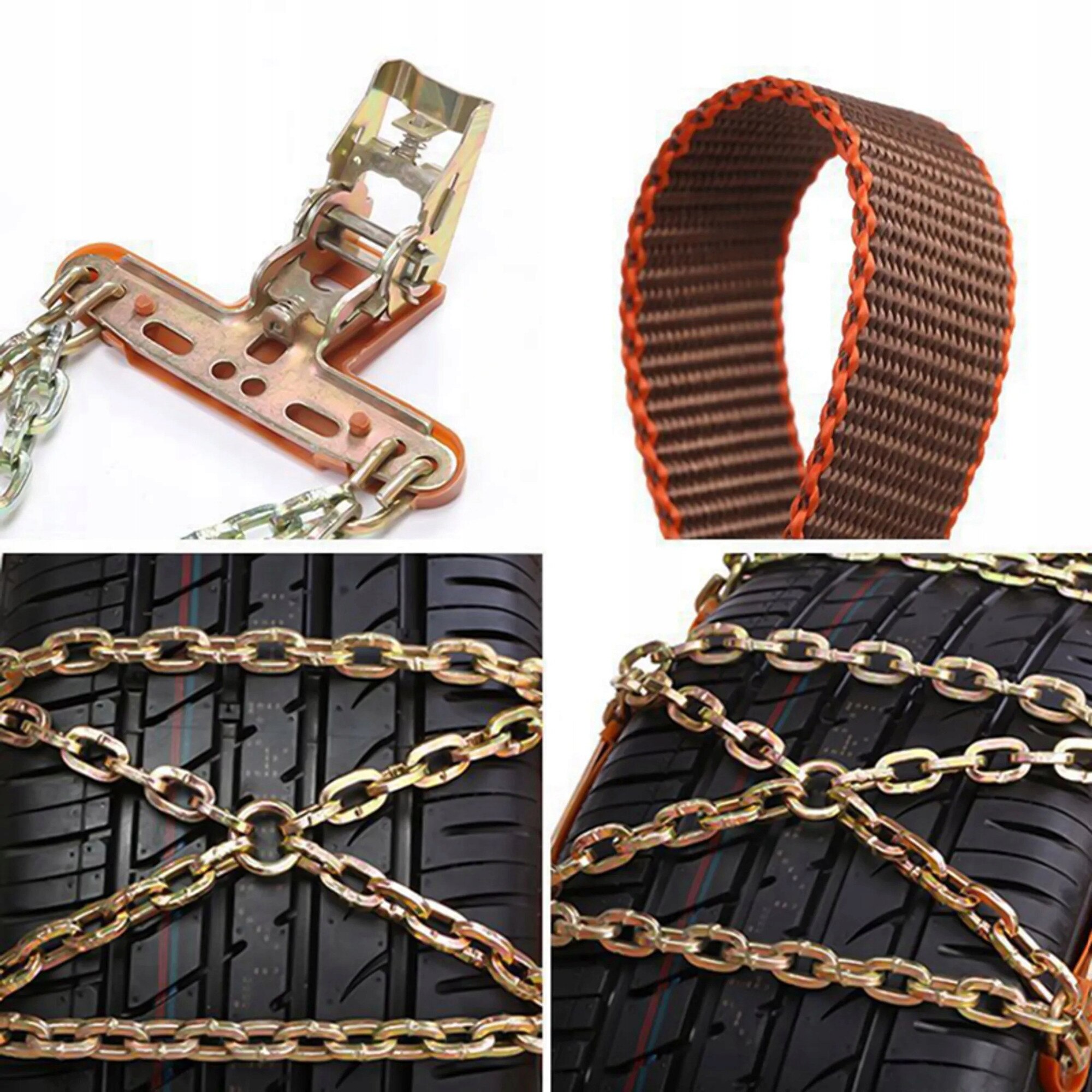 Lanturi auto universale pentru iarna, 1 set, rezistente - eMAG.ro