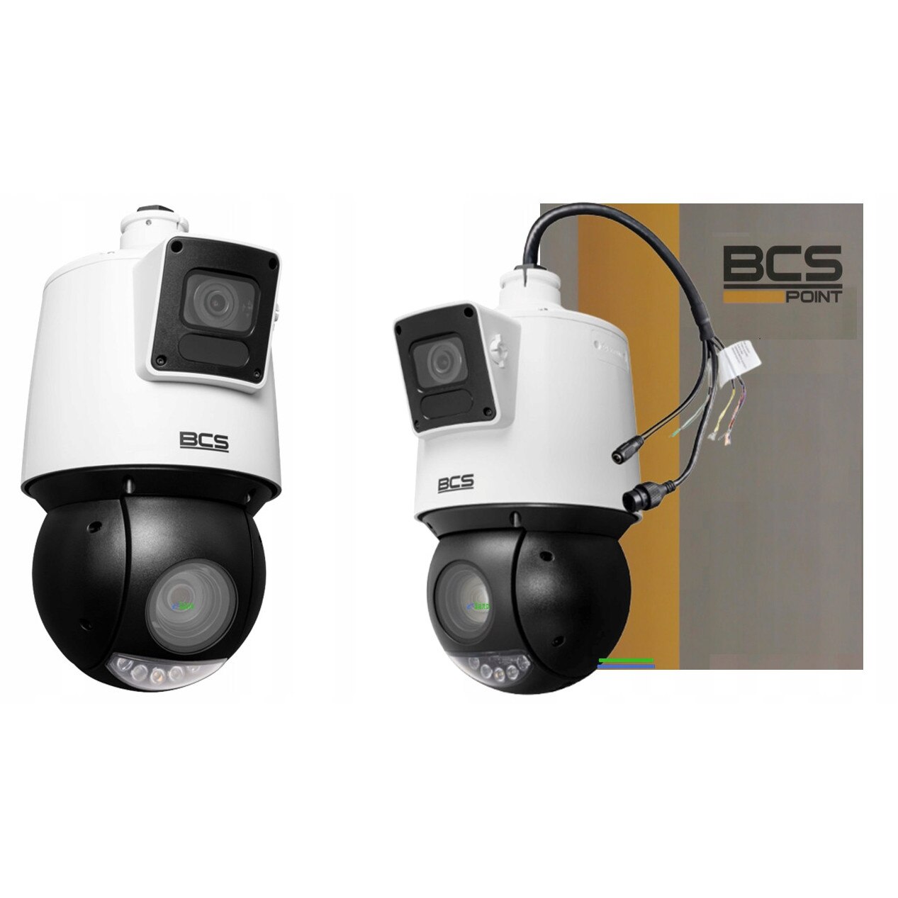 Camera de supraveghere exterior BCS, IP PTZ 4MPx, zoom optic 25x, IR ...
