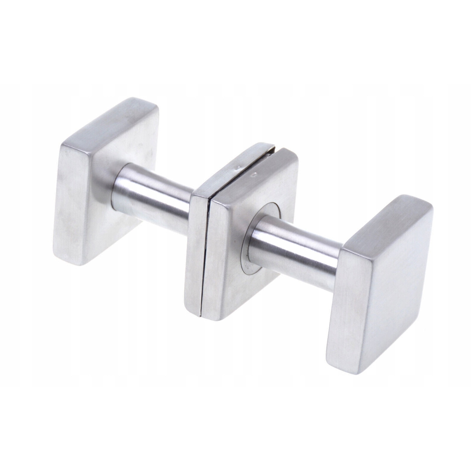 Set manere patrat fixe inox 304 cu placi 53x53x10mm, pentru usi si ...
