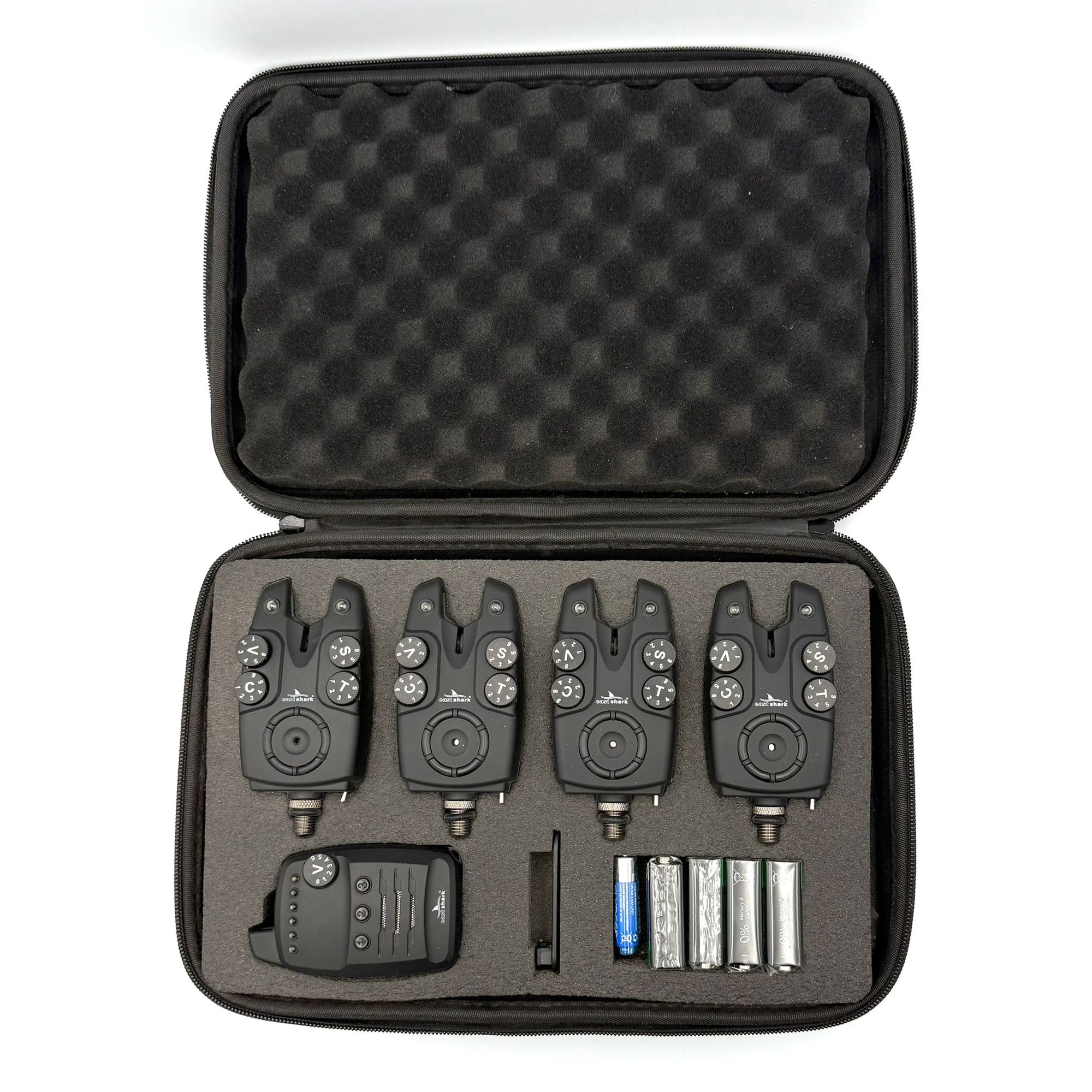 Set 4 Avertizori cu Statie Wireless EAST SHARK, 6 Culori, Rezistenta la ...