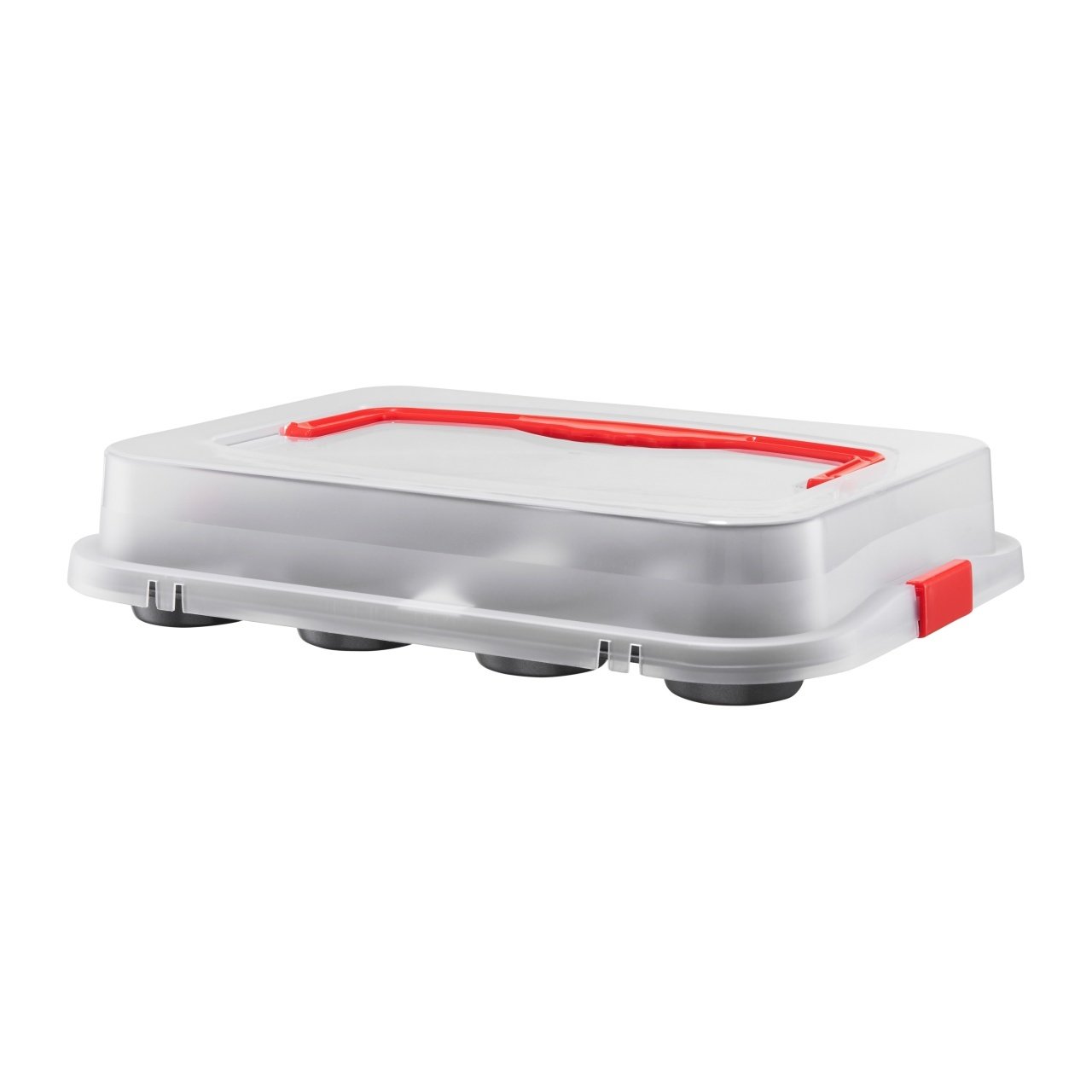 Forma briose cu capac plastic 35x26.5x3.5cm, 12 portii, invelis ILAG ...