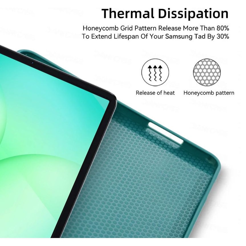 REVOMAG tablet tok, Samsung Galaxy Tab A11 Plus, ultravékony, szilikon ...