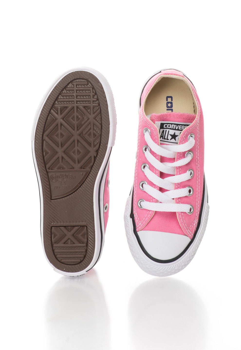 Converse, Tenisi low-cut de panza, Roz, 35 EU - eMAG.ro