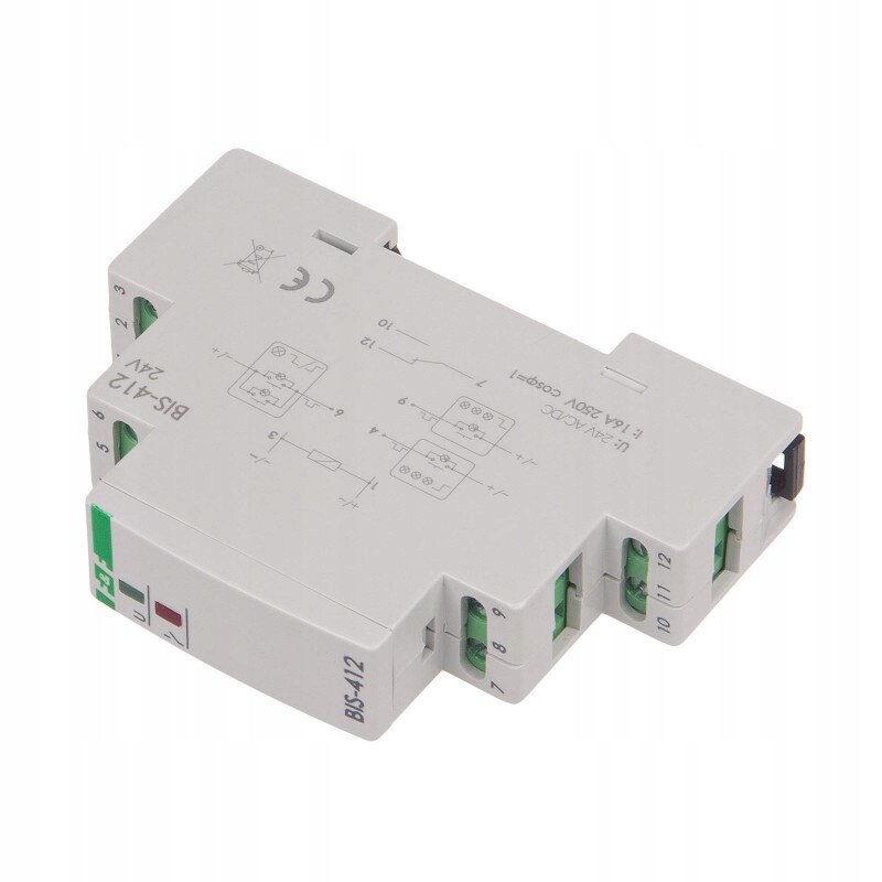 Releu bistabil, F&F, 16A, 24V, montaj pe sina DIN - eMAG.ro