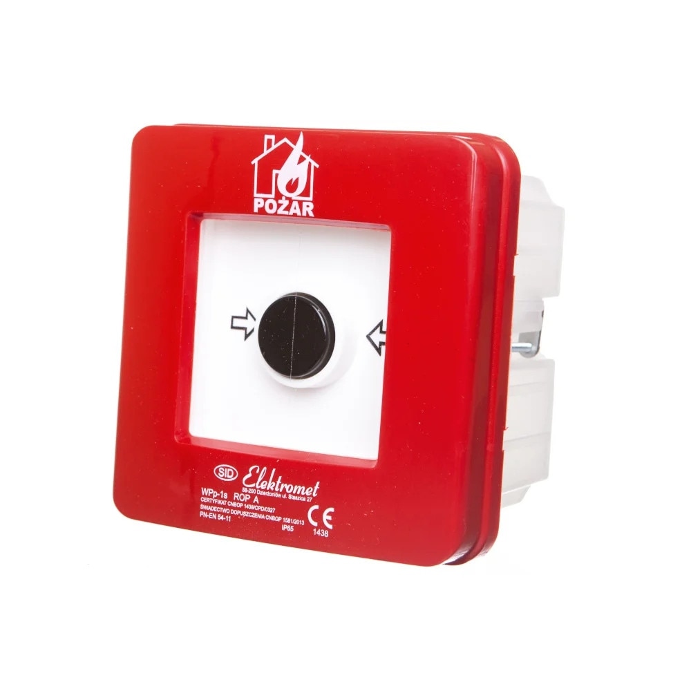 Alarma de incendiu manuala ROP A 921550, rosie, IP65, 1 secunda, set ...