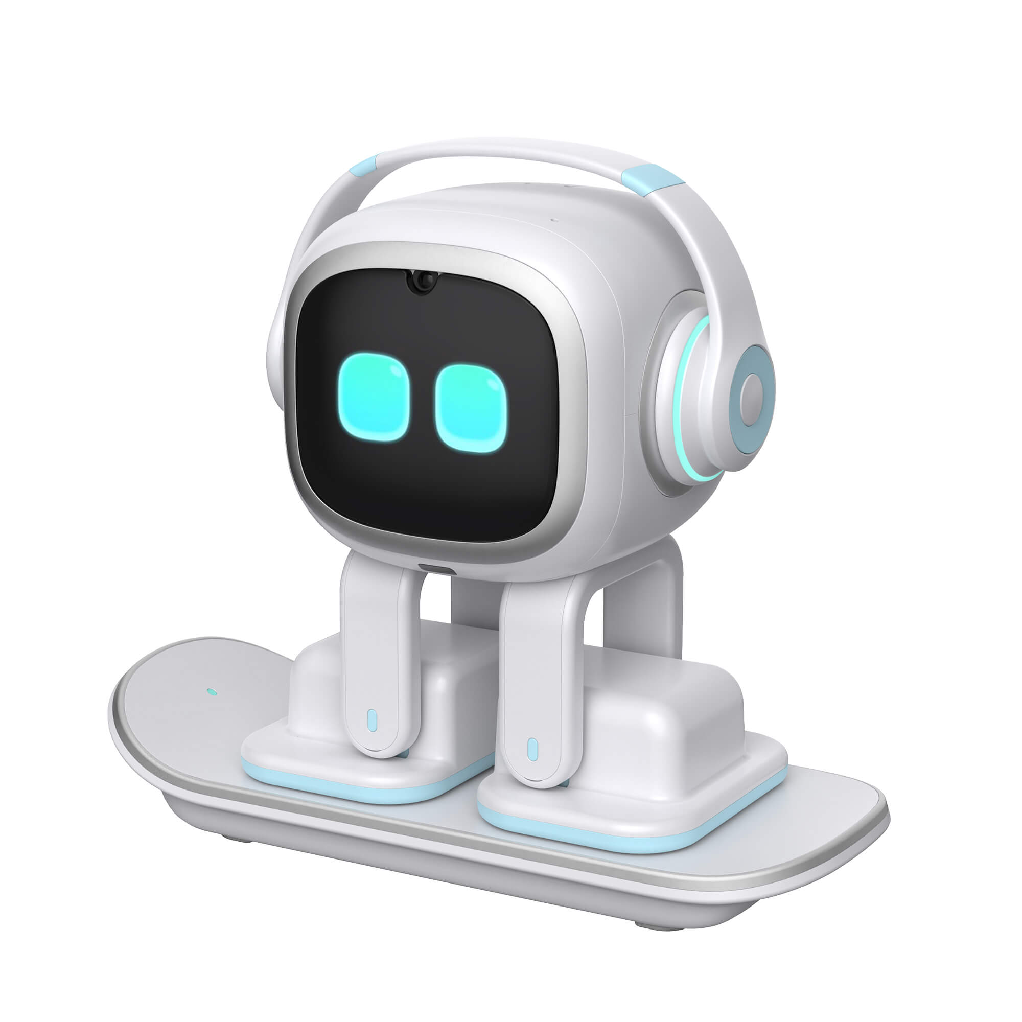 Robot Emo, Alb, AI Desktop Pet, Living.AI - eMAG.ro