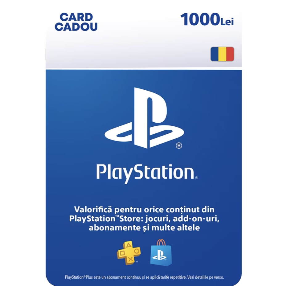 Card PlayStation 1000 ron - eMAG.ro