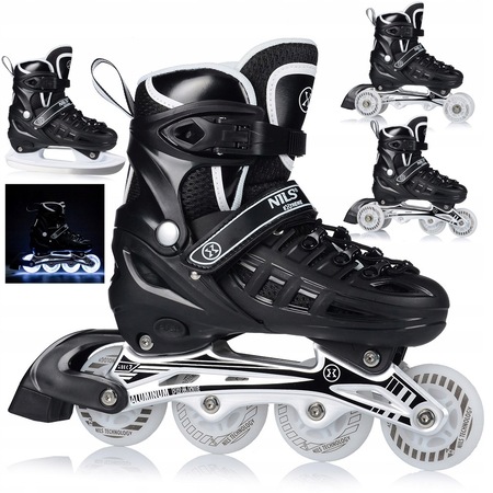 Role si patine reglabile 4-in-1 pentru copii – patine, role, patine cu ...