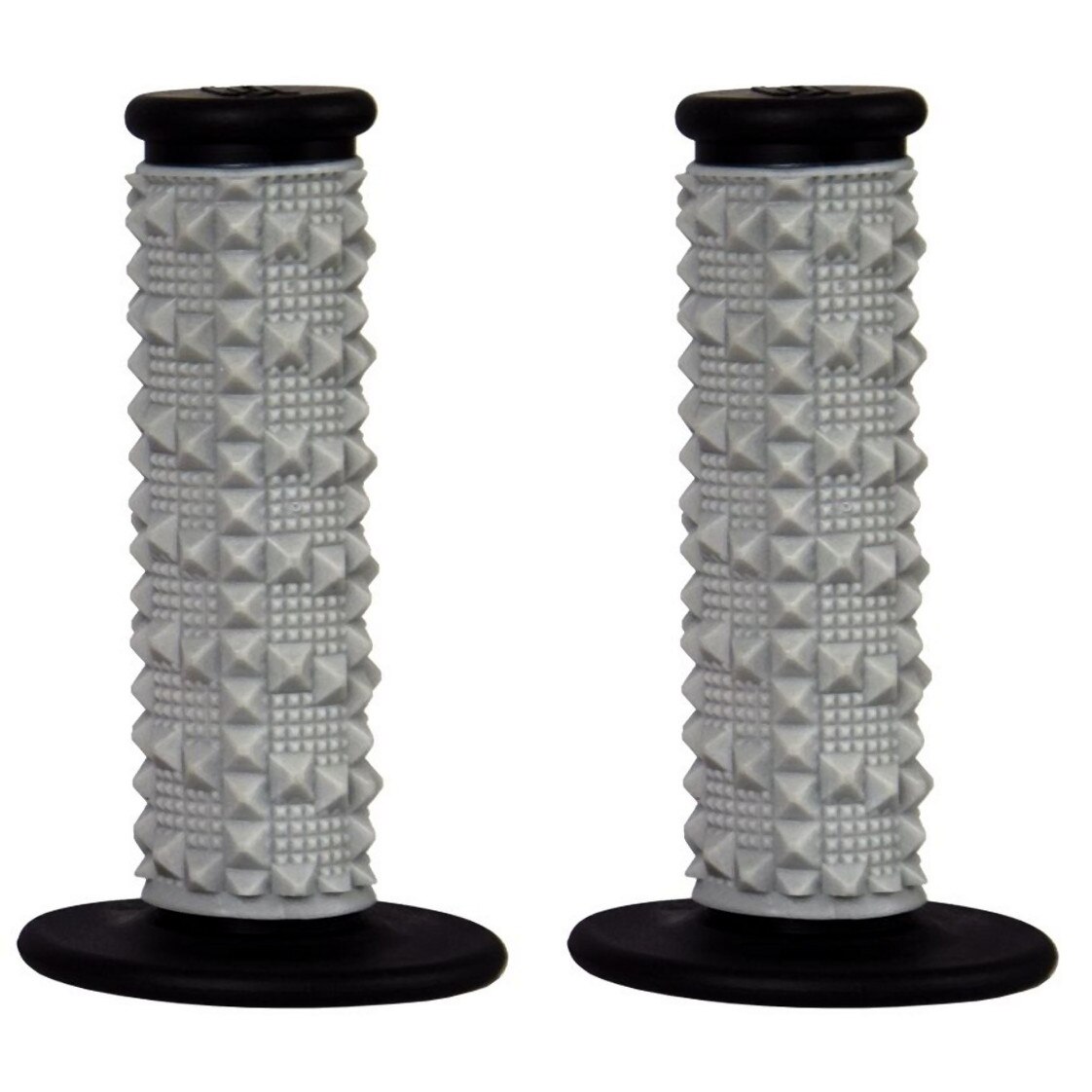 Manete racing SCAR OFF ROAD, 22+25mm, cu striatii, gri negru - eMAG.ro