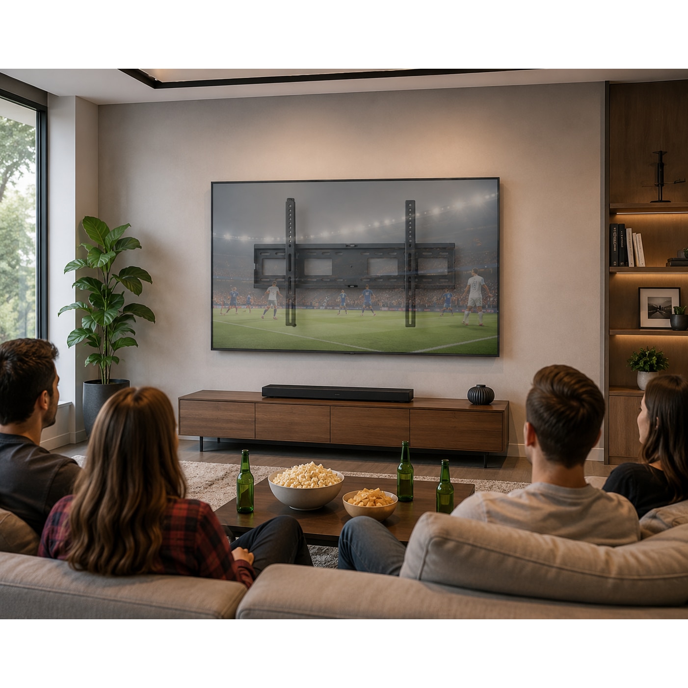 Suport TV perete reglabil VGSOLID 48T XL, 43–90 inch (109–229 cm), VESA ...