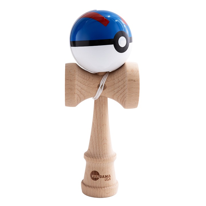 Kendama, design simplu, lemn, pentru baieti, 3 ani - eMAG.ro