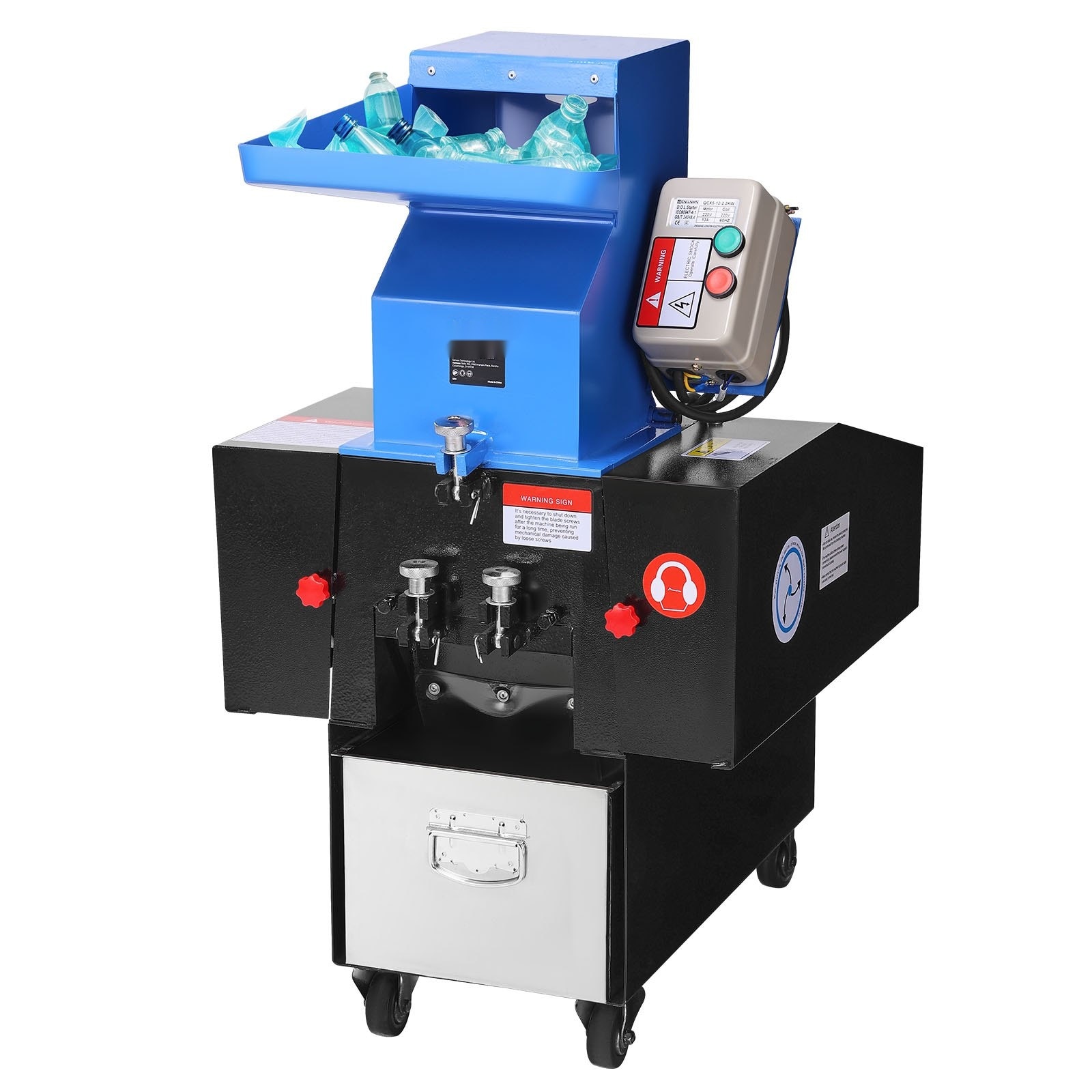 Granulator plastic, Concasor pentru sticle, Putere 3 CP (2, 2 kW ...