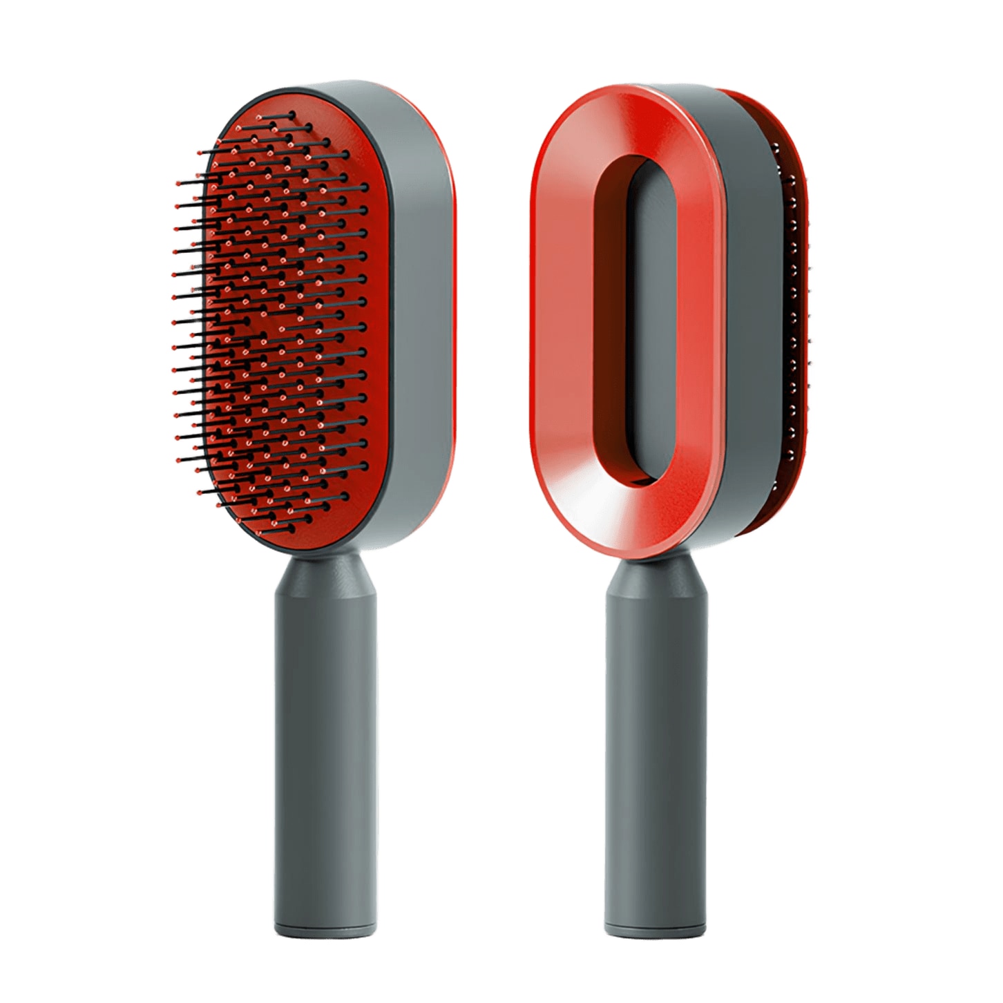 Perie De Par Self-Cleaning, Briftera™, Buton de Autocuratare ...
